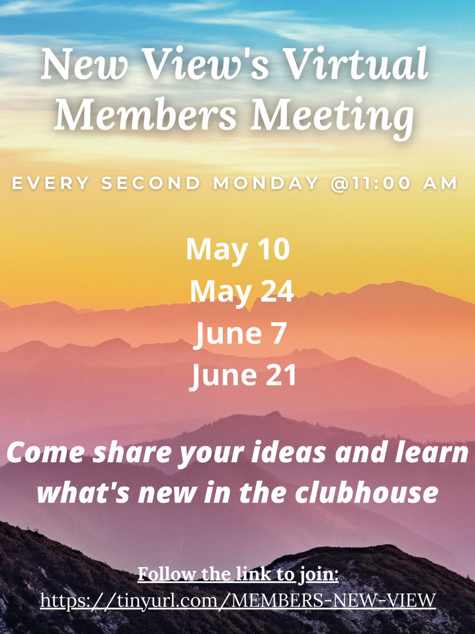 Clubhouse Updates | New View Society